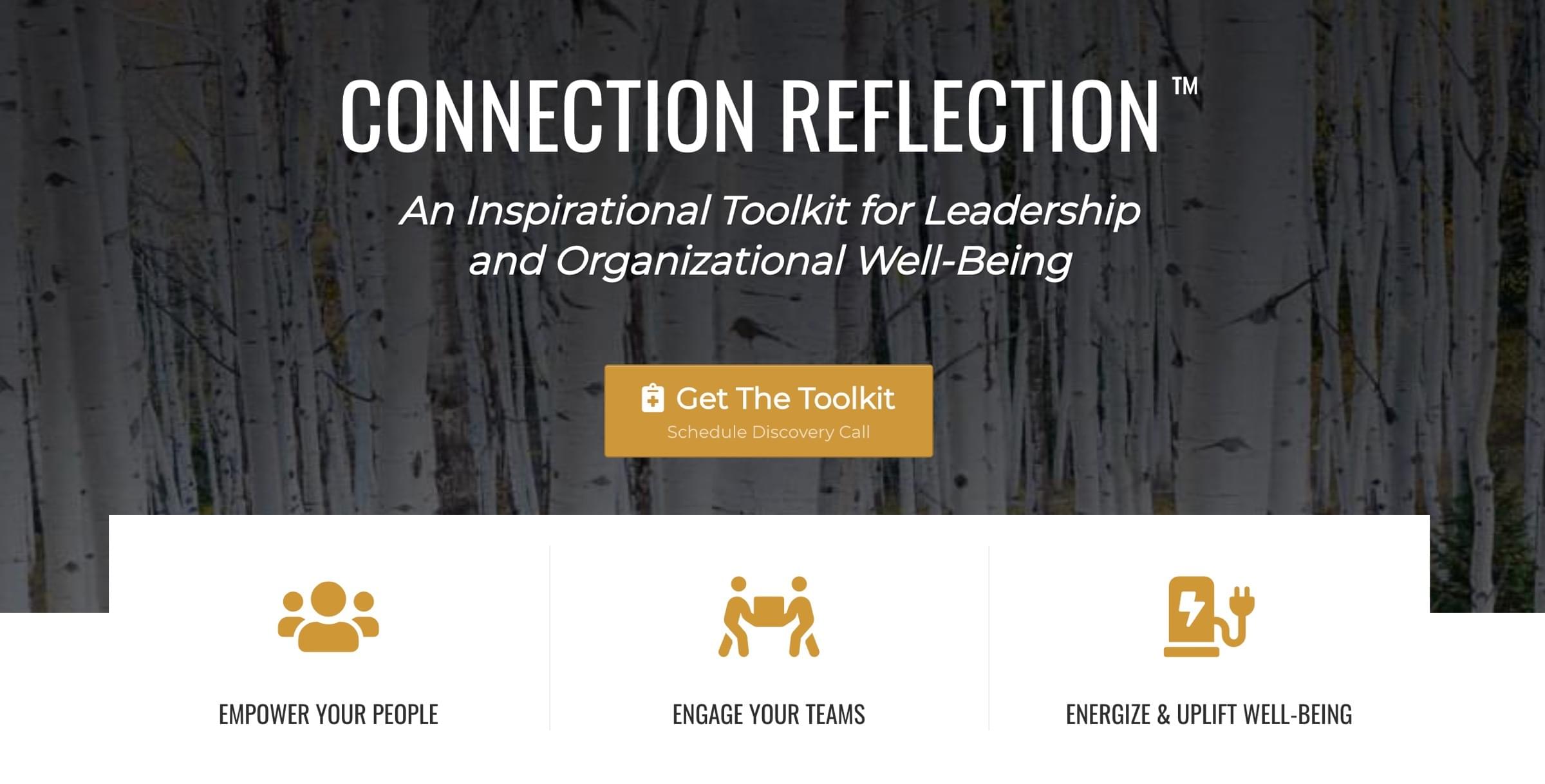 Connection Reflection by Karen J. Hardwick: An Inspirational Toolkit ...